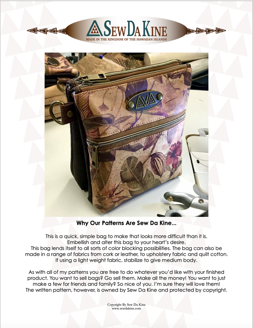 Pakana Convertible Bag PDF Pattern – Intermediate Level Design that is ...